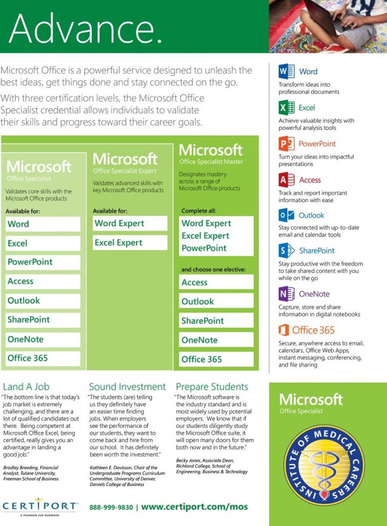 Testing Center | Microsoft Office Specialist Certification